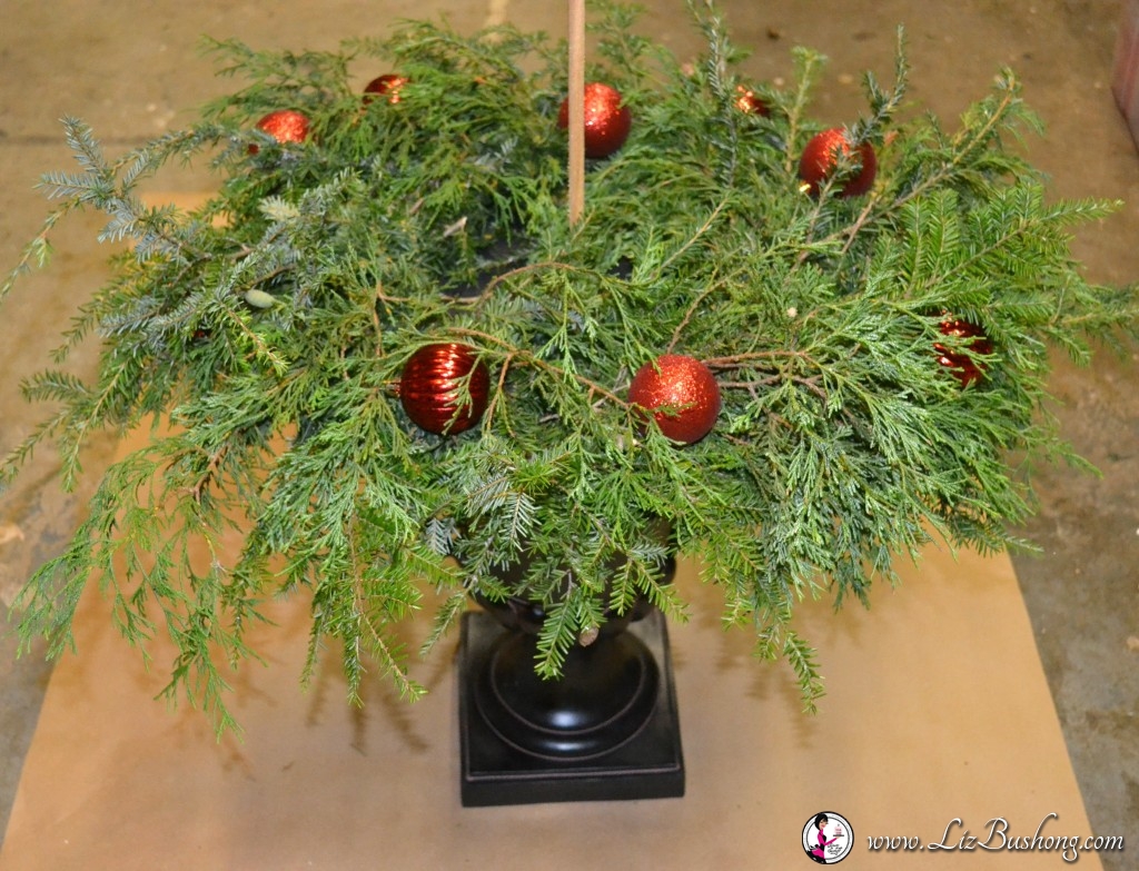 How to Make Ornament Topiary - Liz Bushong