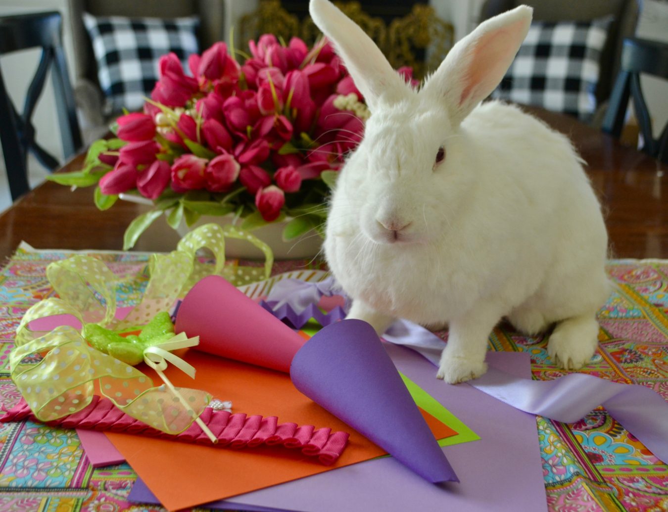 DIY Easter Candy Cone Favors - Liz Bushong