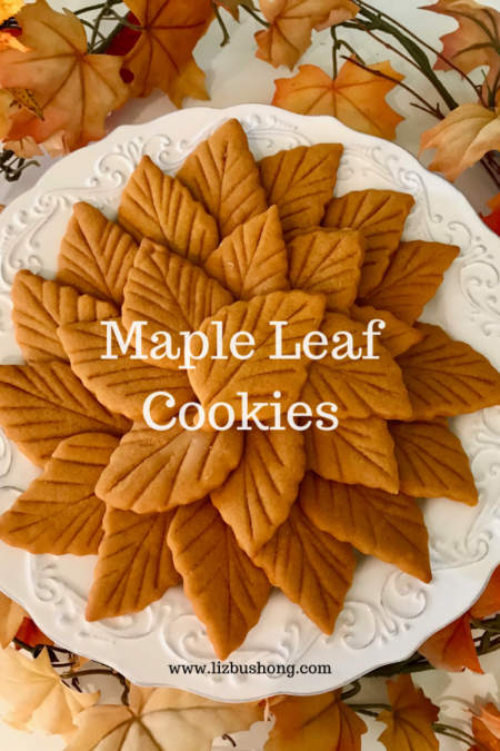 Tender Crisp Maple Leaf Shaped Cookies - Liz Bushong