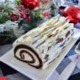 Birch Bark Chocolate Raspberry Yule Log - Liz Bushong