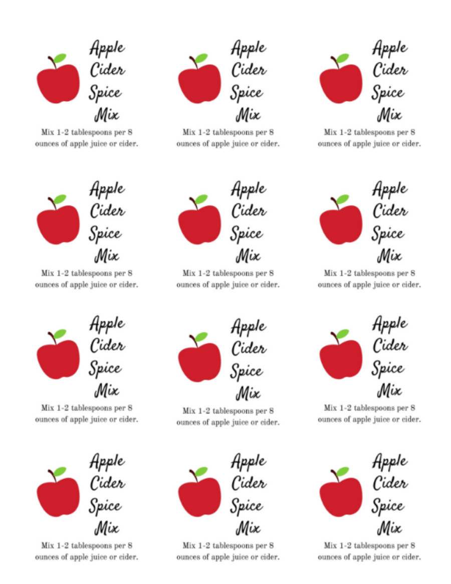 Gift Giving Apple Cider Spice Mix - Liz Bushong