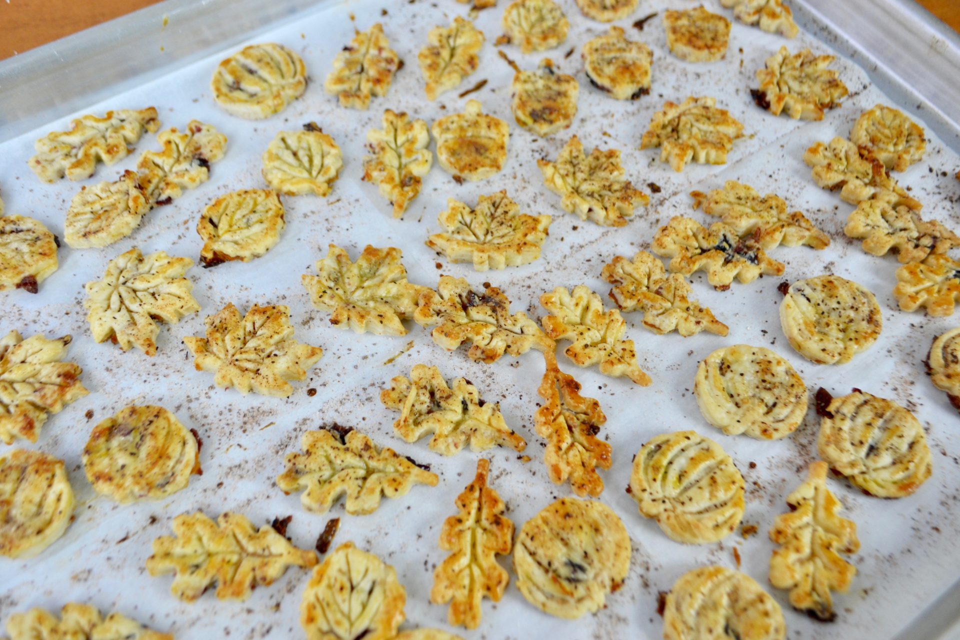 Autumn Leaves Pie Crust Crackers - Liz Bushong