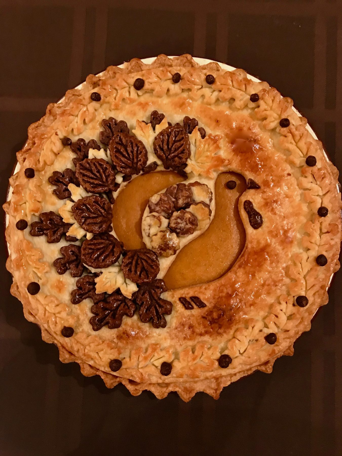 Inspired Thanksgiving Turkey Pumpkin Pie - Liz Bushong