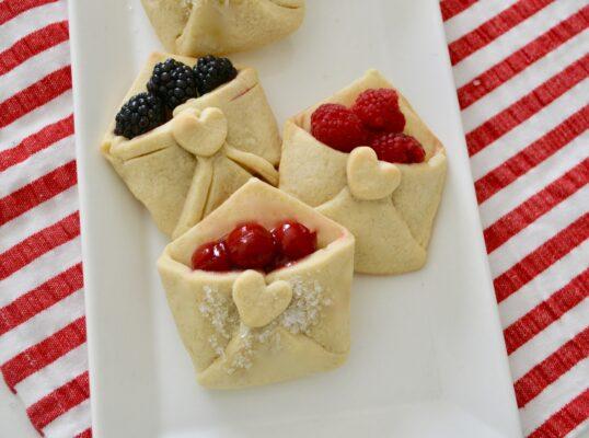 Mini Cherry Berry Envelope Cookies - Liz Bushong