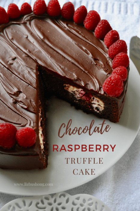 Chocolate Raspberry Truffle Cake - Liz Bushong