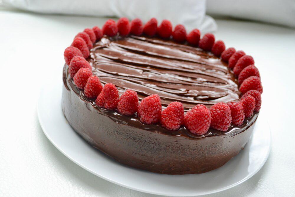 Chocolate Raspberry Truffle Cake - Liz Bushong