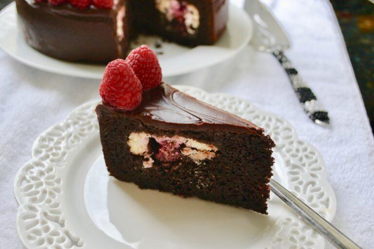 Chocolate Raspberry Truffle Cake - Liz Bushong