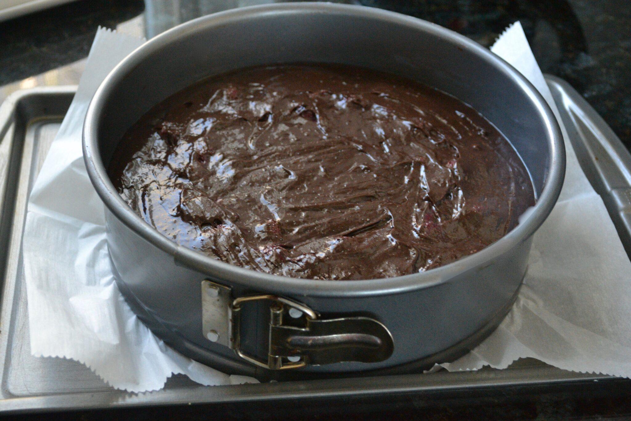 Chocolate Raspberry Truffle Cake - Liz Bushong