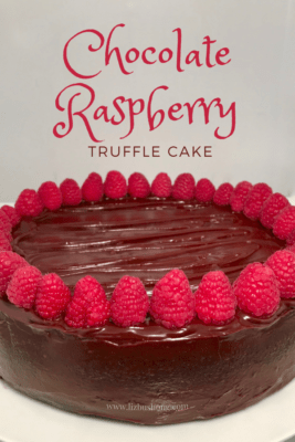 Chocolate Raspberry Truffle Cake - Liz Bushong