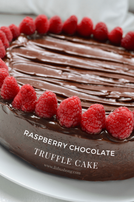 Chocolate Raspberry Truffle Cake - Liz Bushong