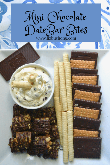 Mini Date Chocolate Bar Bites - Liz Bushong