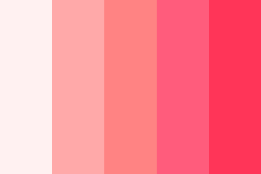 Pink is a peach Color Palette - color-hex.com - Liz Bushong